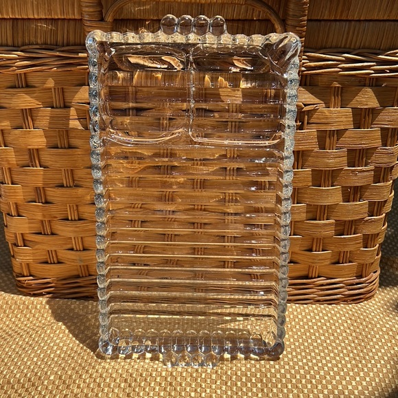 Other | Vintage Glass Tray Gorgeous Unique Classy | Poshmark